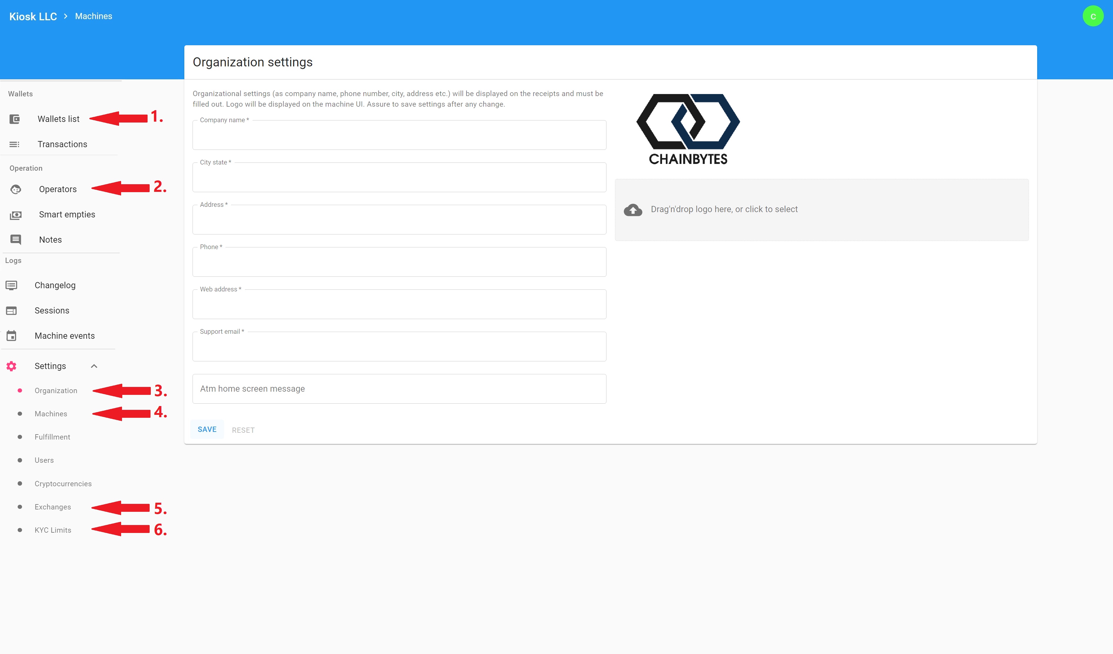 Step 3 - Dashboard preparation – ChainBytes